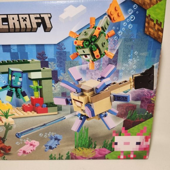 Lego | Toys | New Lego Minecraft The Guardian Battle Set 218 Coral Fish ...